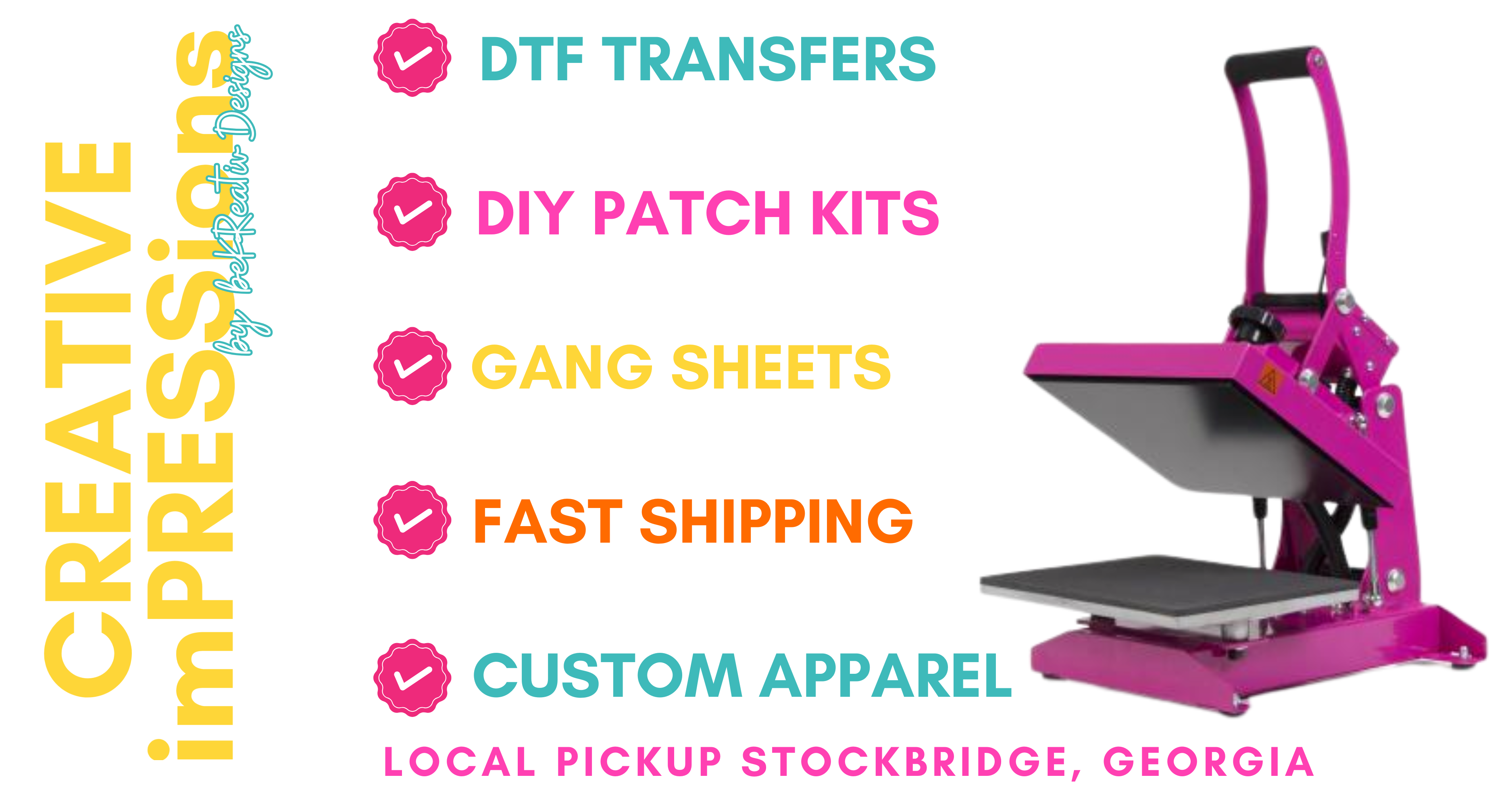 Creative imPRESSions | Custom DTF Printing, Gang Sheets & Patch Kits ...